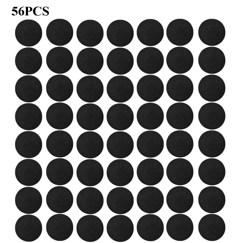 56 шт. черные прокладки из пенопласта EVA, регулируемые защитные прокладки 16/20/25/27/30/35/40/46 мм для коллекции монет (только прокладки)