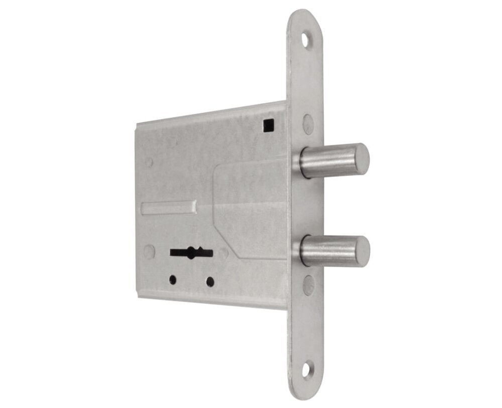 Замок врезн. Зв8-4/13 (сам-мини) 4-сув, 2 ригеля (076610)