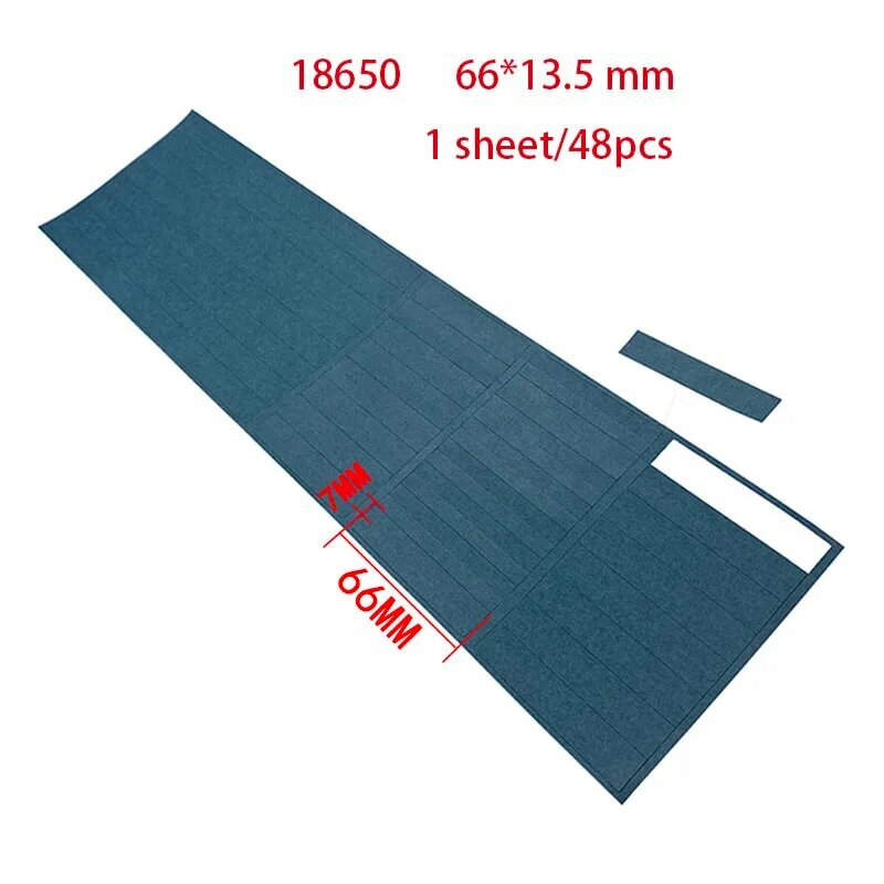 1 лист/48 шт, изоляционная прокладка из ячменной бумаги, 66*13,5 мм