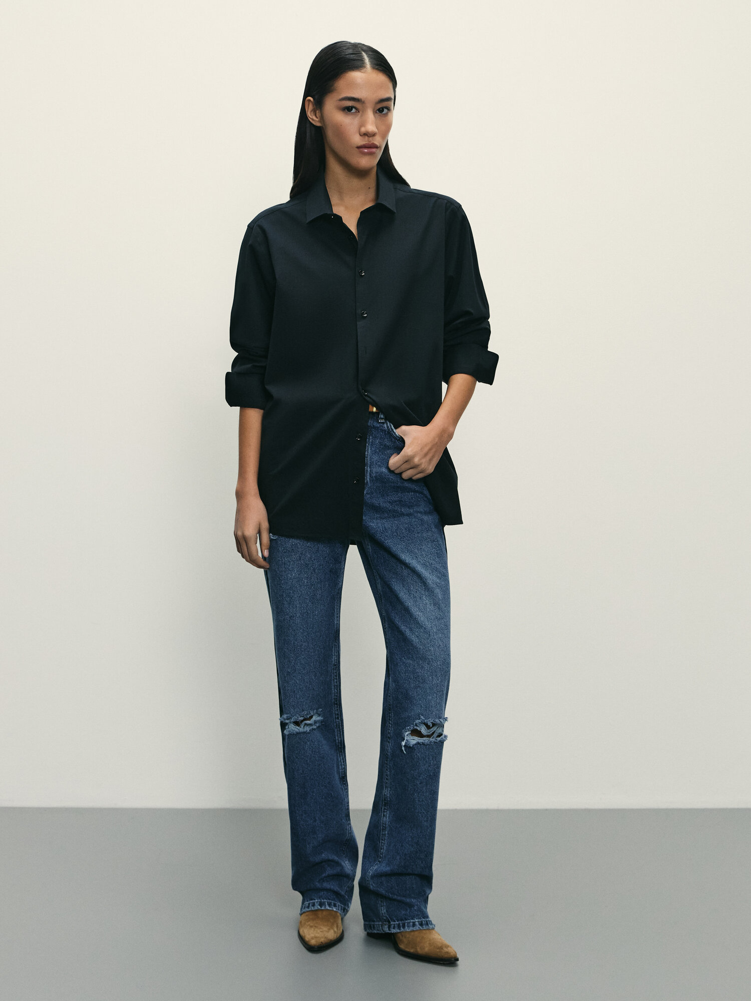 Джинсы straight 