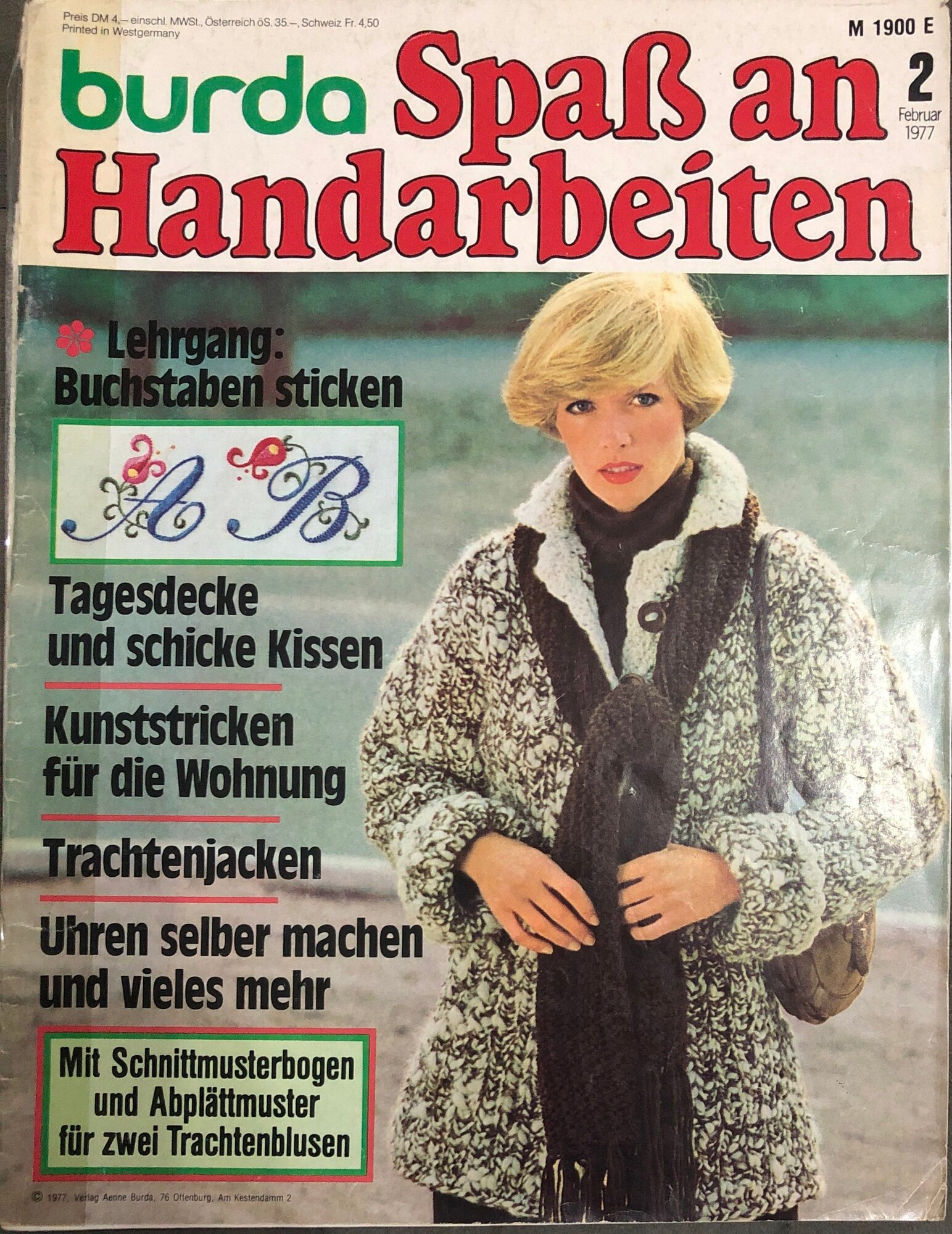 Журнал по рукоделию Анна/Anna на немецком 2 1977 № 59