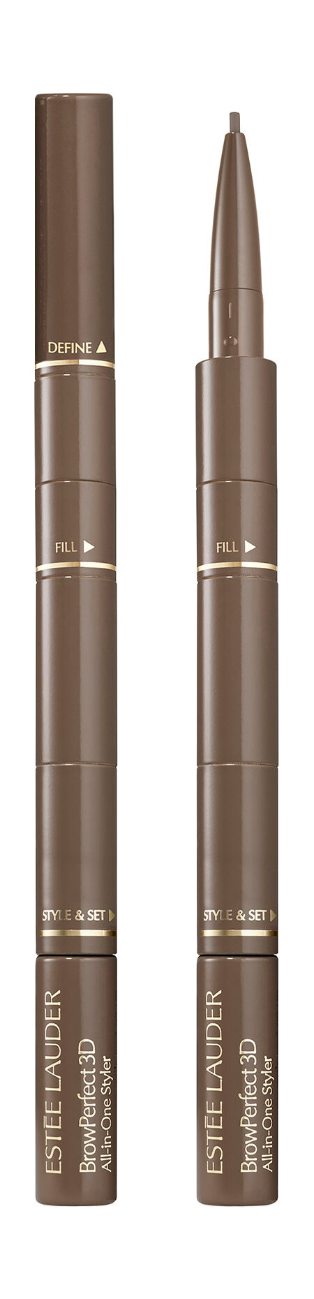 ESTEE LAUDER BrowPerfect 3D All-in-One Styler Карандаш для бровей, 0,07 г + 0,25 г + 1,75 мл, Light Brunette