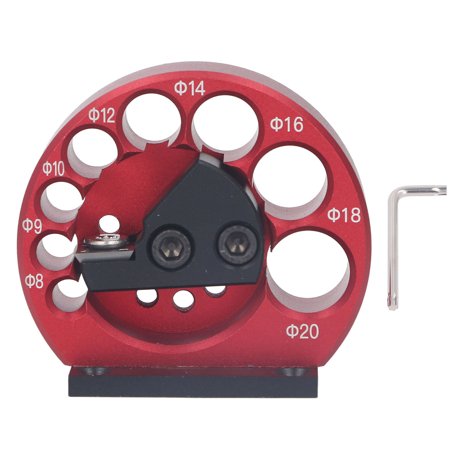 Производитель дюбелей (от 8 до 20 мм), корпус из алюминиевого сплава, с твердосплавным лезвием, дюбельная режущая пластина для деревообработки.