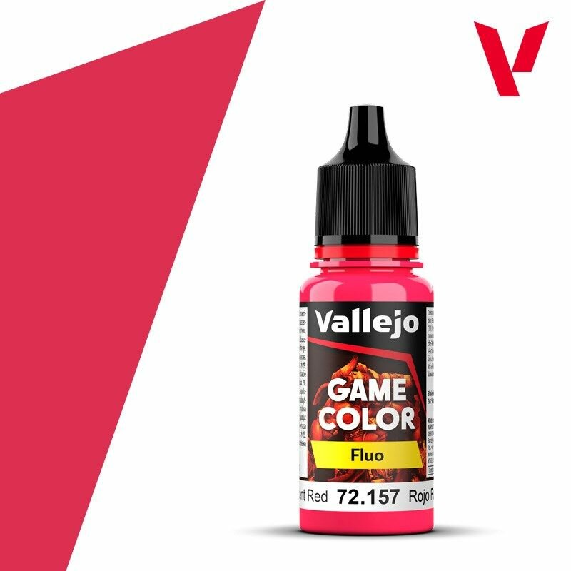 Краска серии "Game Color" Флюоресцентный красный Vallejo