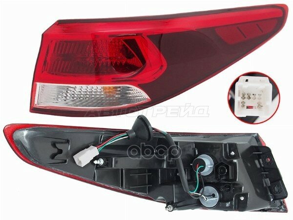 Фонарь задний Kia Rio 16-20 (Справа) Sat арт. ST-223-19R7R