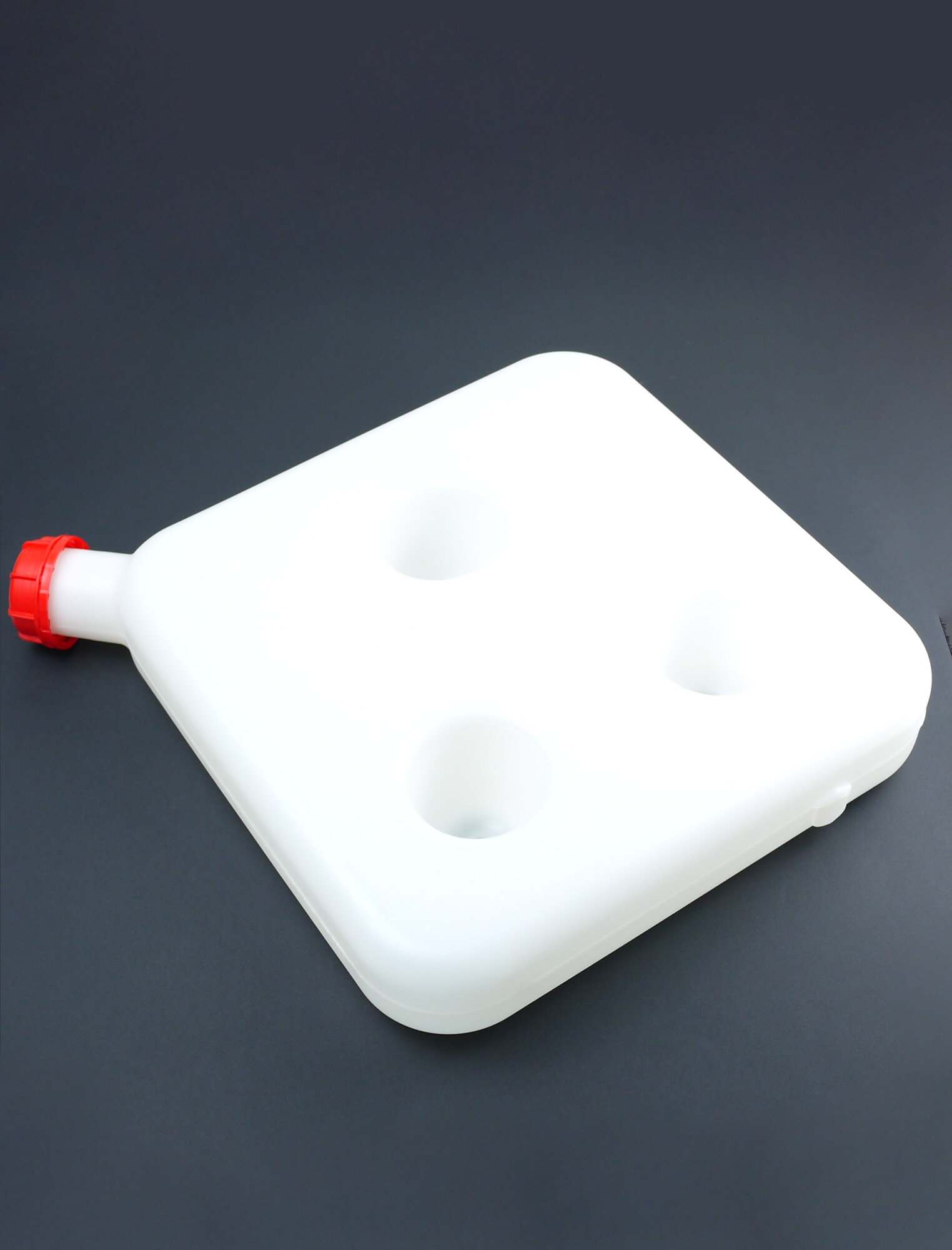 Топливный бак 10 л, для автомобилей, пластик, цвет белый, 1 штука