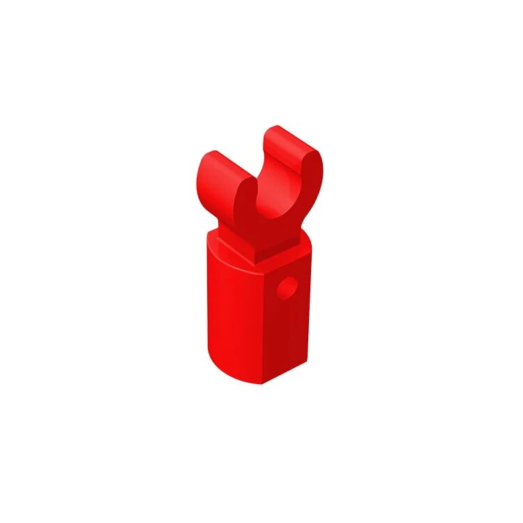 Красный обучающий блок Gobricks GDS-1058, цвет 010