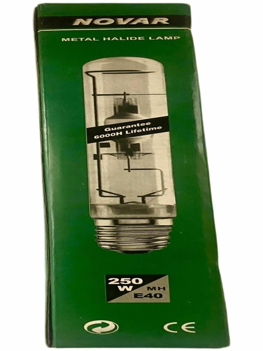 Novar Лампочка цоколь E40 250w металогалогенная, цвет красный