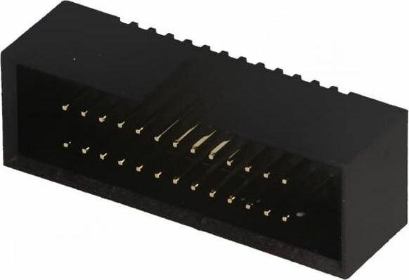 Разъем CONNFLY DS1031-16-26V8B Гнездо IDC "папа" PIN 26 прямой 1,27мм THT gold flash 1 шт
