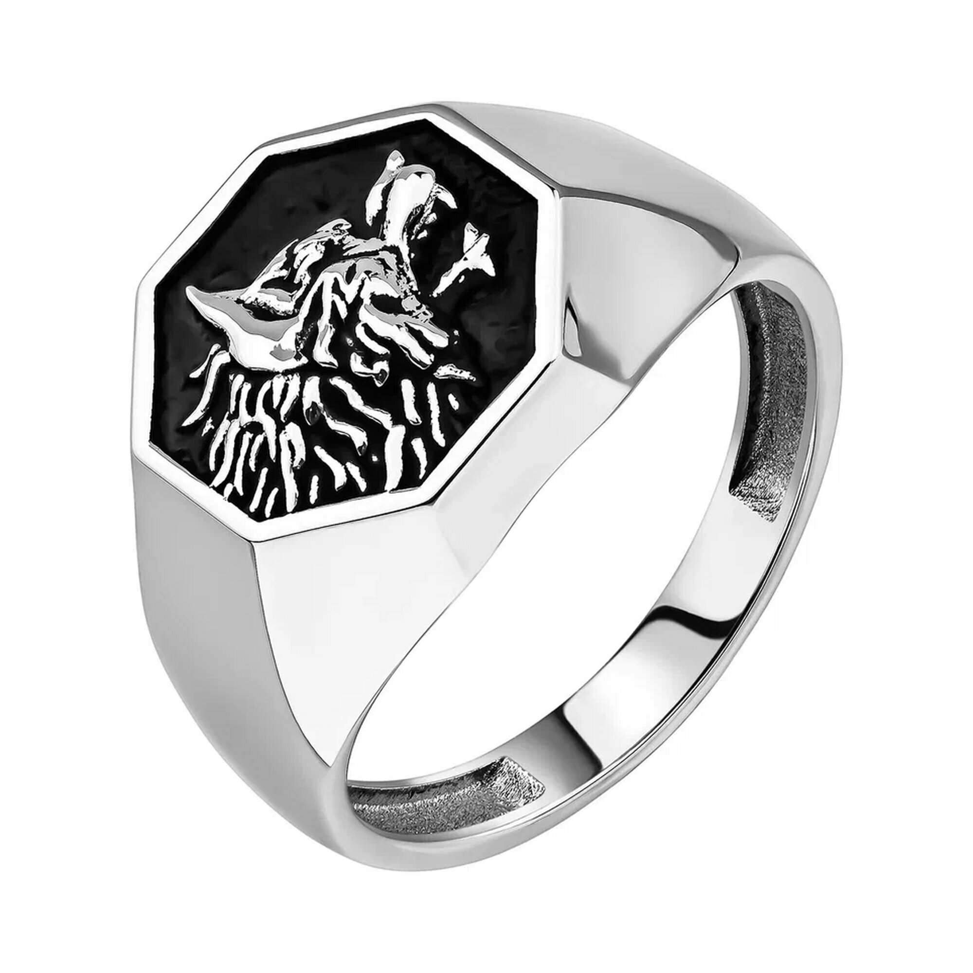 Печатка, серебро, 925 проба, родирование