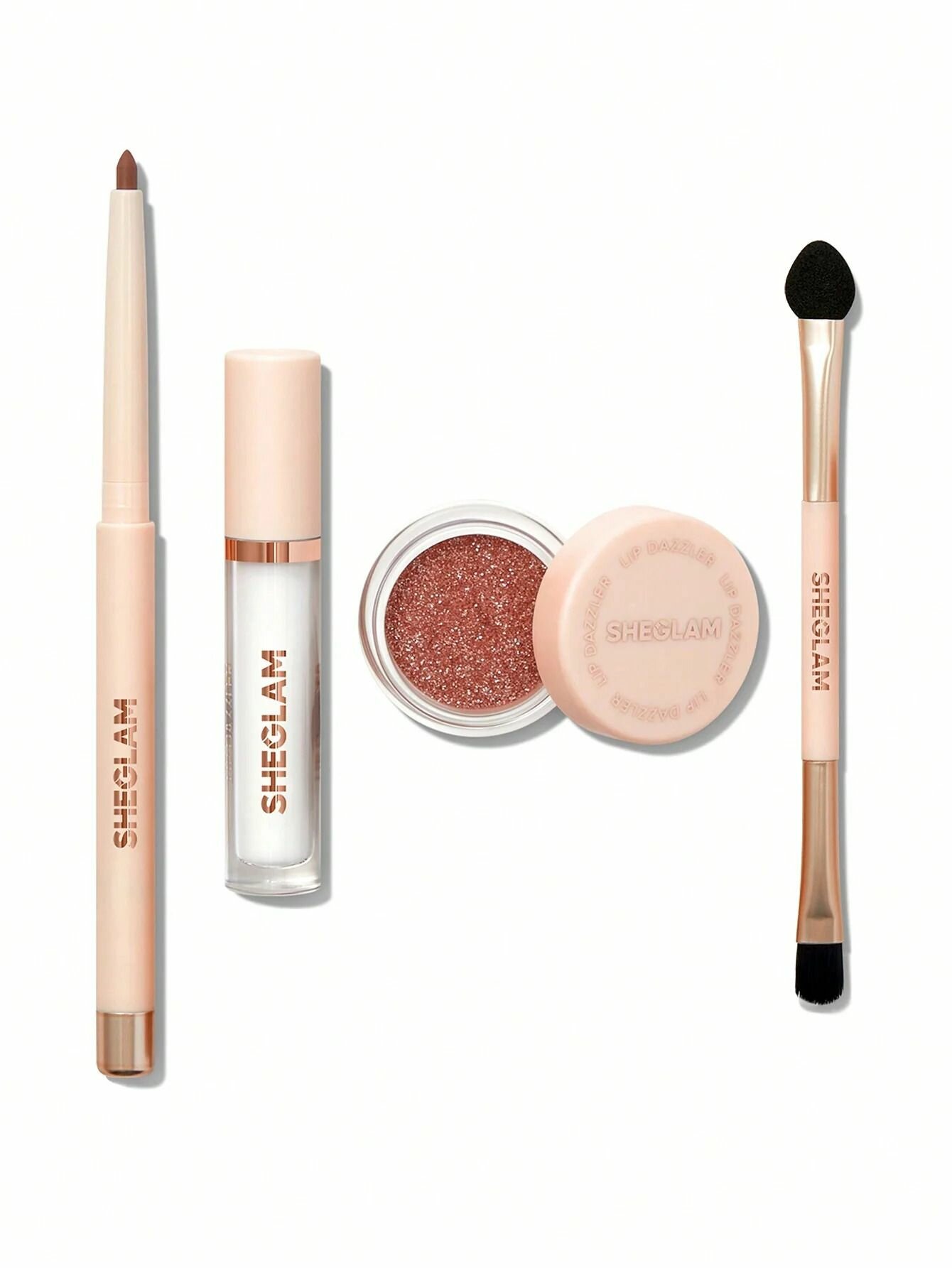 Набор помад SHEGLAM Center Stage, для губ, водостойкий, с блестками