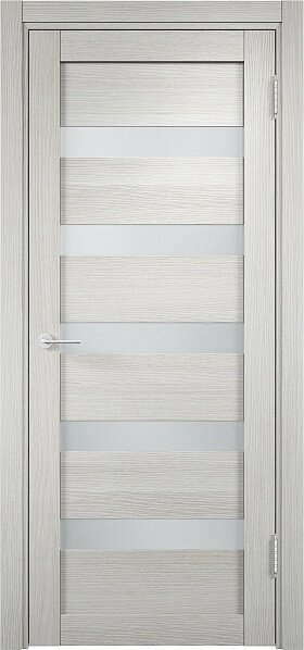 Межкомнатная Дверь Verda Мюнхен 03 до Слоновая Кость со Стеклом Сатинато 2000х700мм (Полотно 1шт) / Верда.