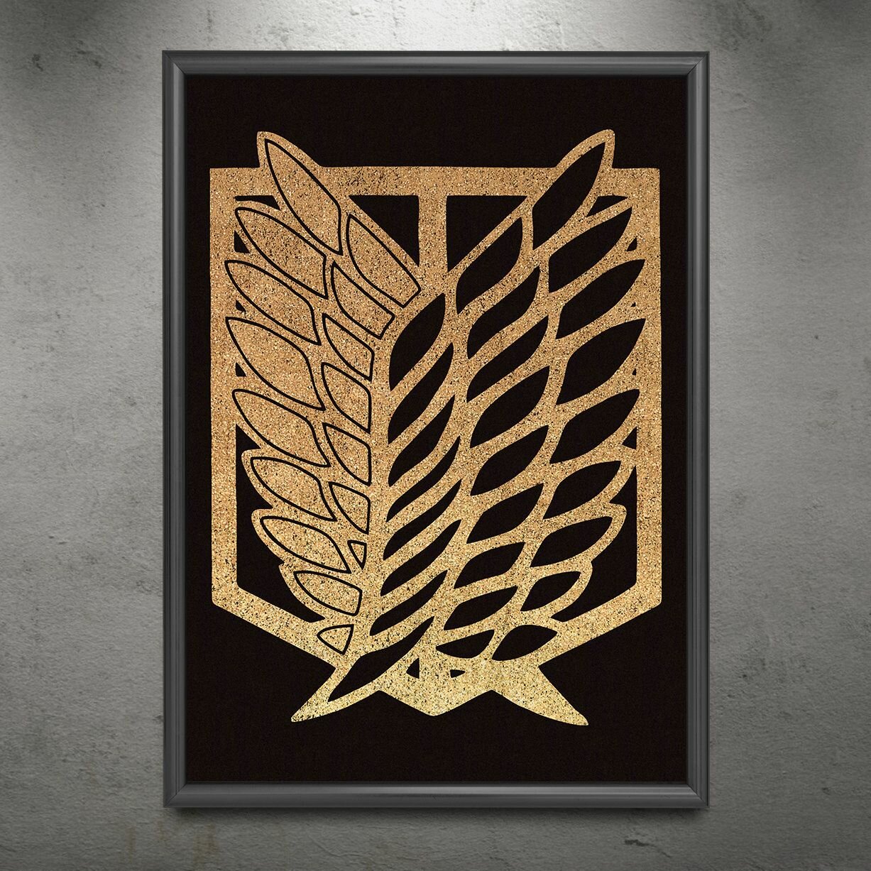 Постер аниме Атака титанов. Разведкорпус. Плакат Attack on Titan