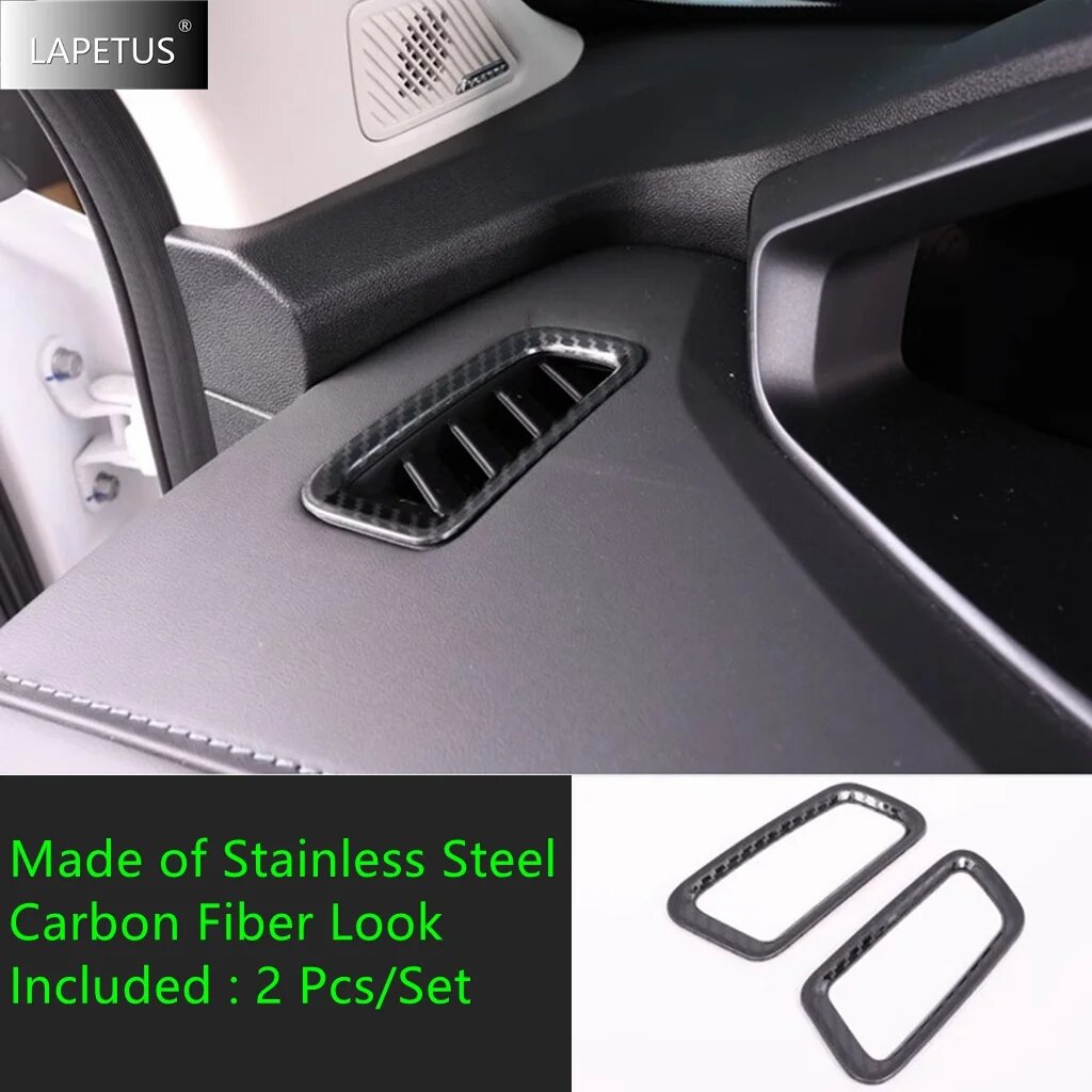 Подходит для Changan Cs55 Plus 2022 2023 2024, 2-я автомобильная стойка, розетка Carbon Fiber Look