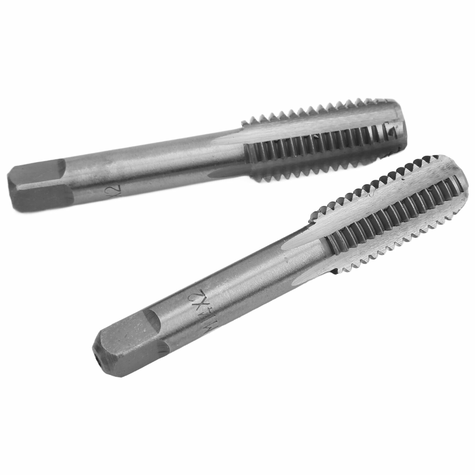 2 шт. Высокоскоростной стальной метрический резьбонарезной метчик с прямыми канавками, ручной метчик M14x2.0