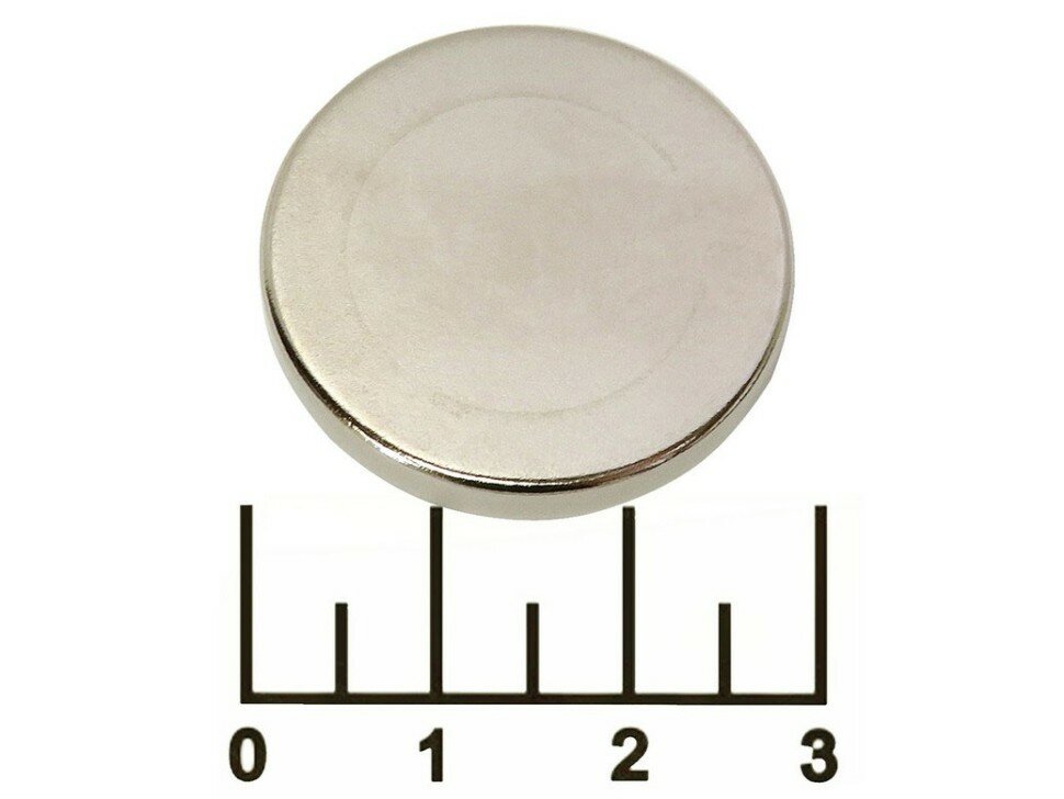 Магнит D 30*4 диск неодимовый (~8кг) (м57а)