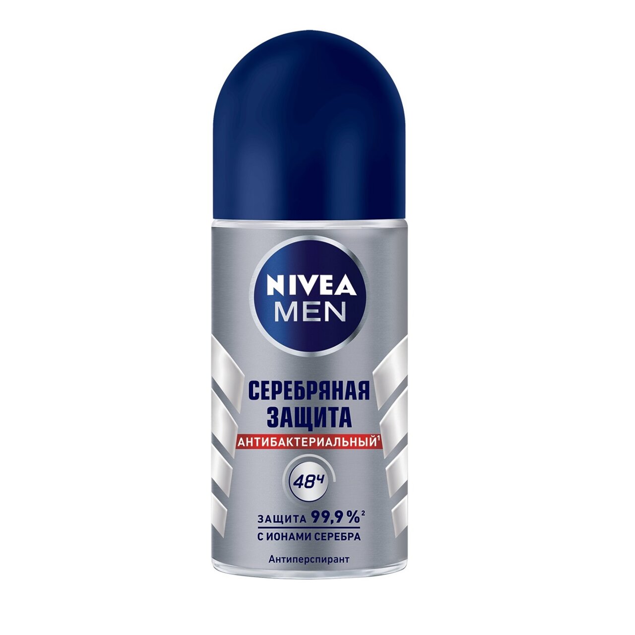 NIVEA MEN Серебряная защита дезодорант роликовый мужской антиперспирант 48 ч