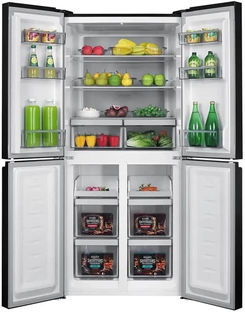 869893600020 / Холодильник трехкамерный HOTPOINT HFL4 522I XBR Total No Frost, Side by Side, инверто