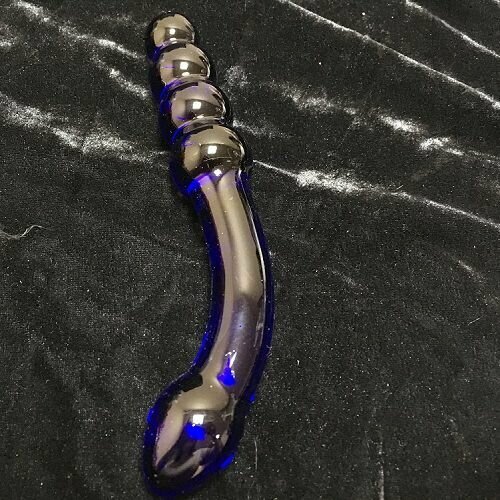 Анальный стимулятор, Стеклянный фаллоимитатор, Анально-вагинальный