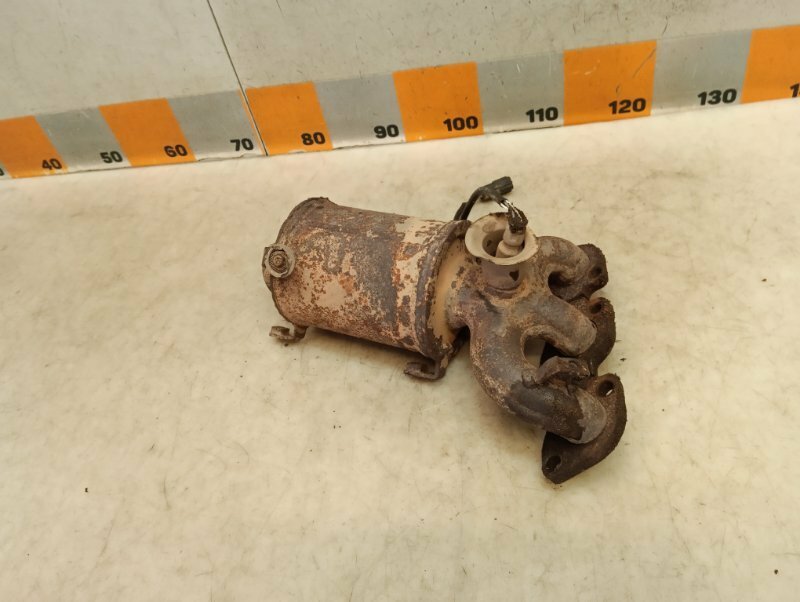 Б/У Без катализатора, 2.0 X20D1 Коллектор выпускной Chevrolet Epica 2011 V250 Перед. 389592 GENERAL MOTORS арт. 96307527