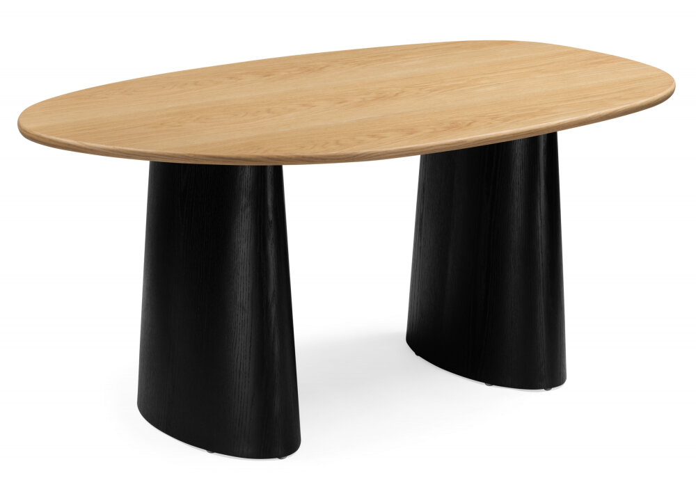 Стол деревянный Ares Woodville коричневый и светлое дерево и дуб, дерево