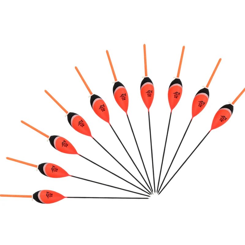 BALANZZE Поплавки из павловнии 10 шт. Оранжевый, Red