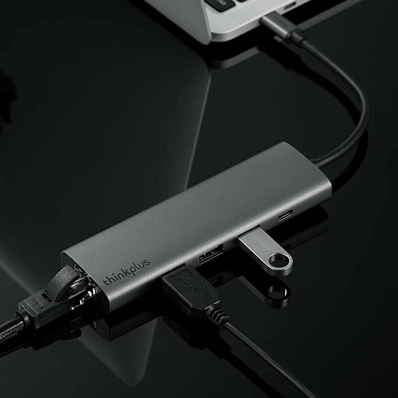 ThinkPad Lenovo Type-C Expansion Dock, USB3.0 Hub, RJ45 Gigabit Ethernet Adapter, Android Power Supply, Adapter, Apple Computer Expansion Dock, LC05-R