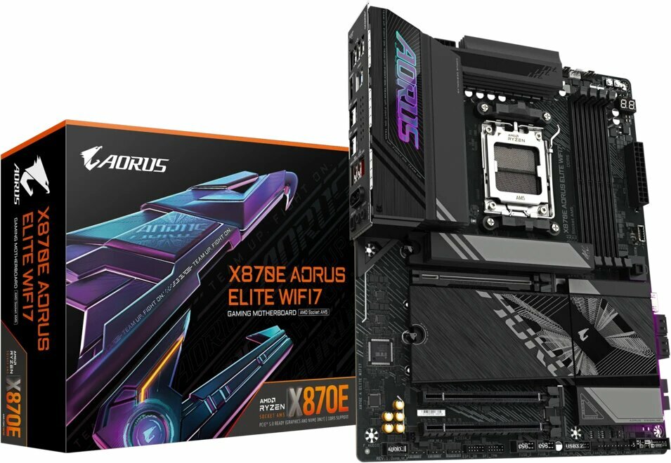 Материнская плата Gigabyte X870E Aorus Elite WIFI7 Socket AM5