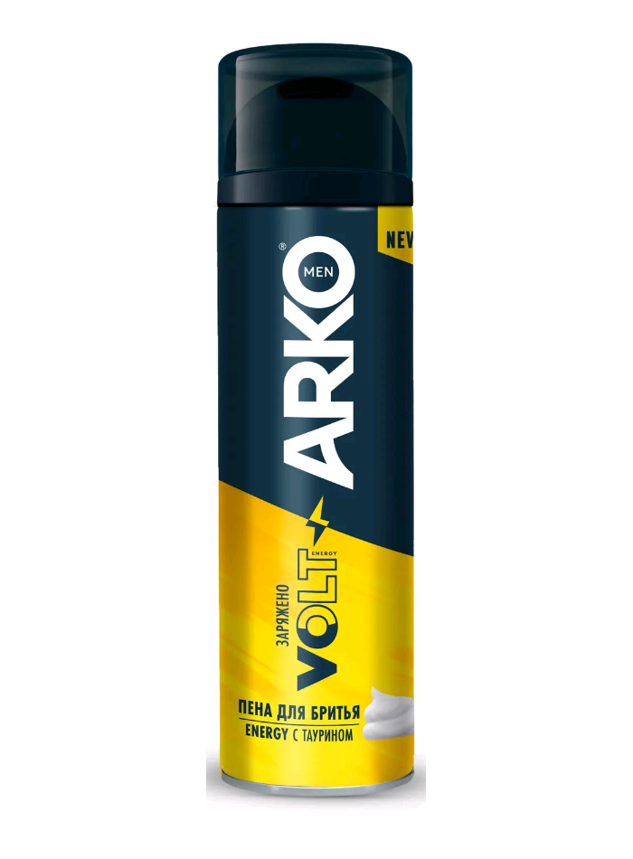 Arko Men Volt Energy Пена для бритья "с таурином" 200 мл.
