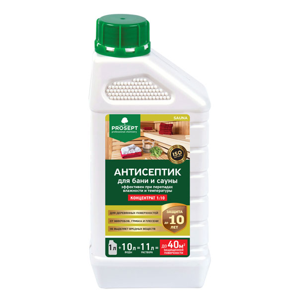 Антисептик Prosept Sauna 1л 004-1 / Просепт.