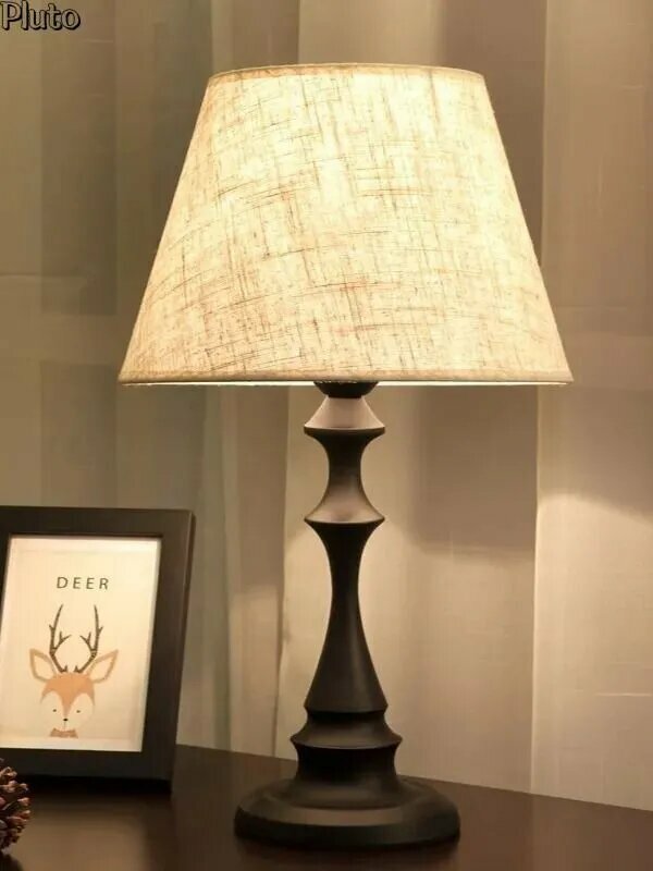 Скандинавский ночник с сенсорным управлением — прикроватная лампа с регулируемой яркостью и дистанционным пультом (мягкий рассеянный свет, 3 цветовые температуры, USB-зарядка)