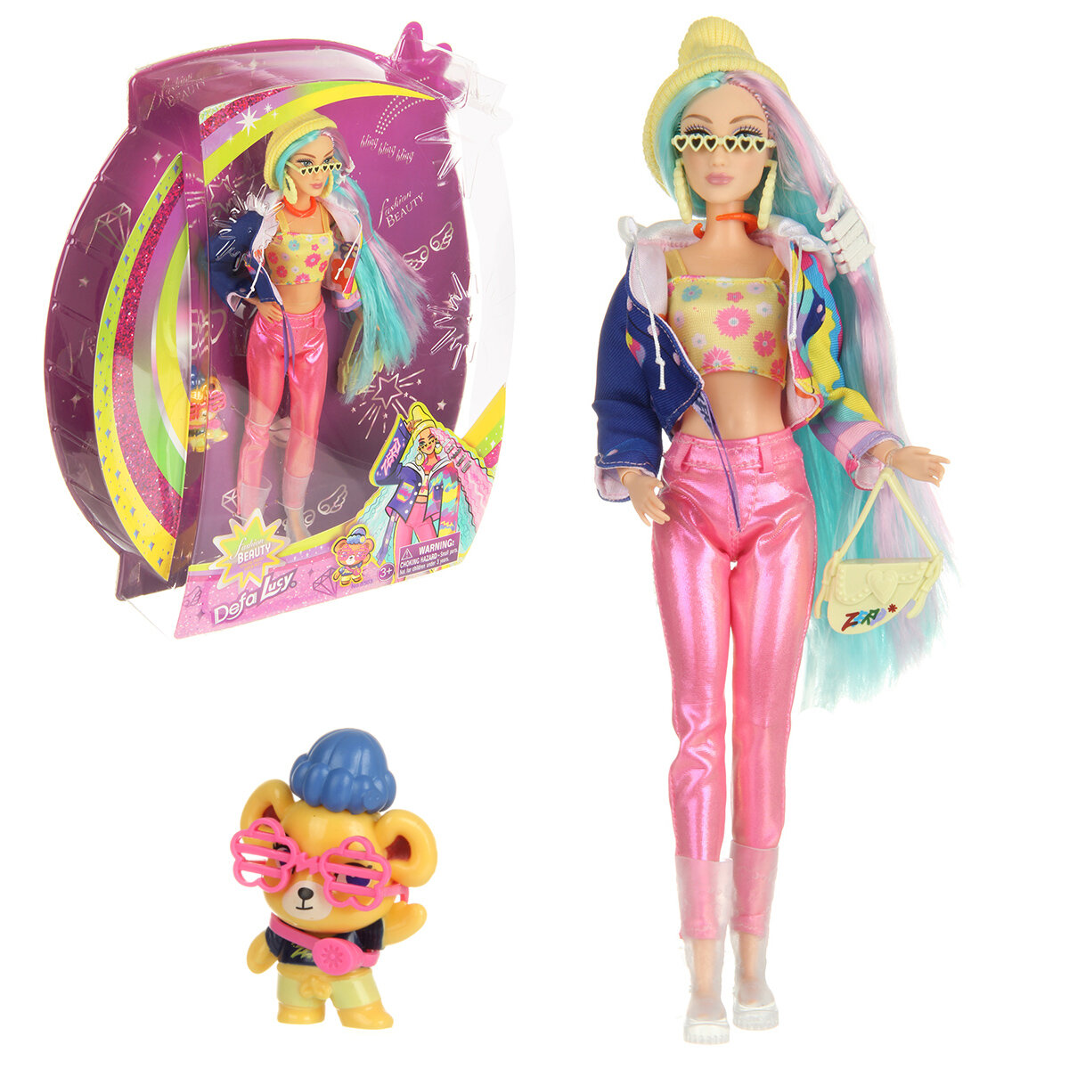 Кукла с длинными волосами с одеждой, 29 см, Veld Co / Куколка барби для девочек с аксессуарами