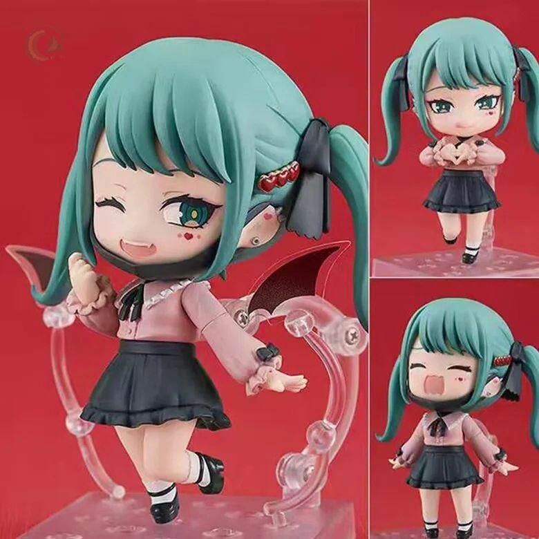 Аниме фигурка "Хацунэ Мику. Вампир", 10см, красный, на подставке