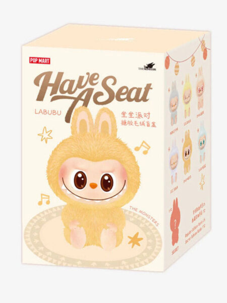 Фигурка сюрприз LABUBU THE MONSTERS - Have a Seat. Repl .2я серия. Случайный цвет