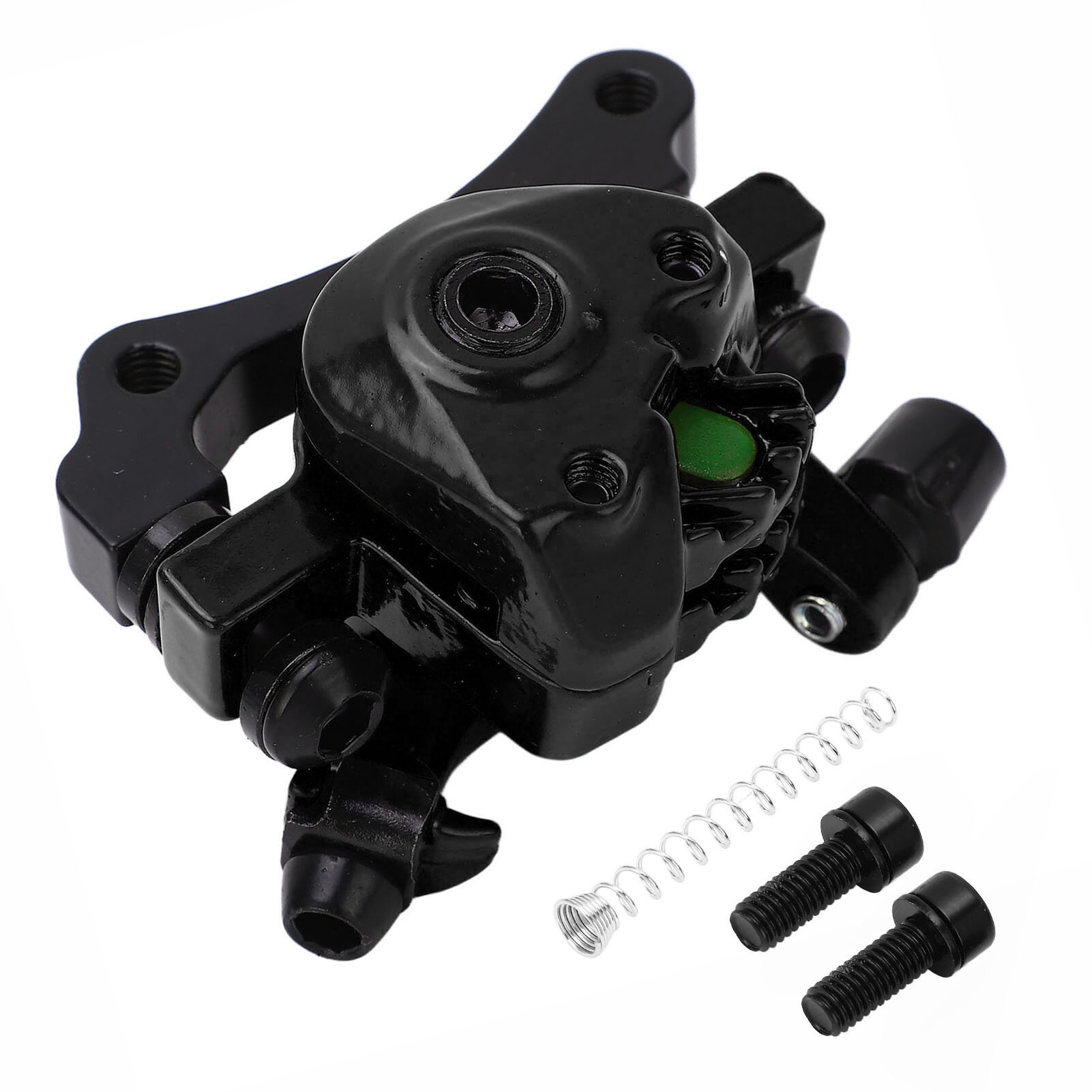 Правый дисковый тормозной суппорт для электросамоката, 10 дюймов, механический, из алюминиевого сплава, запасные части, черный.