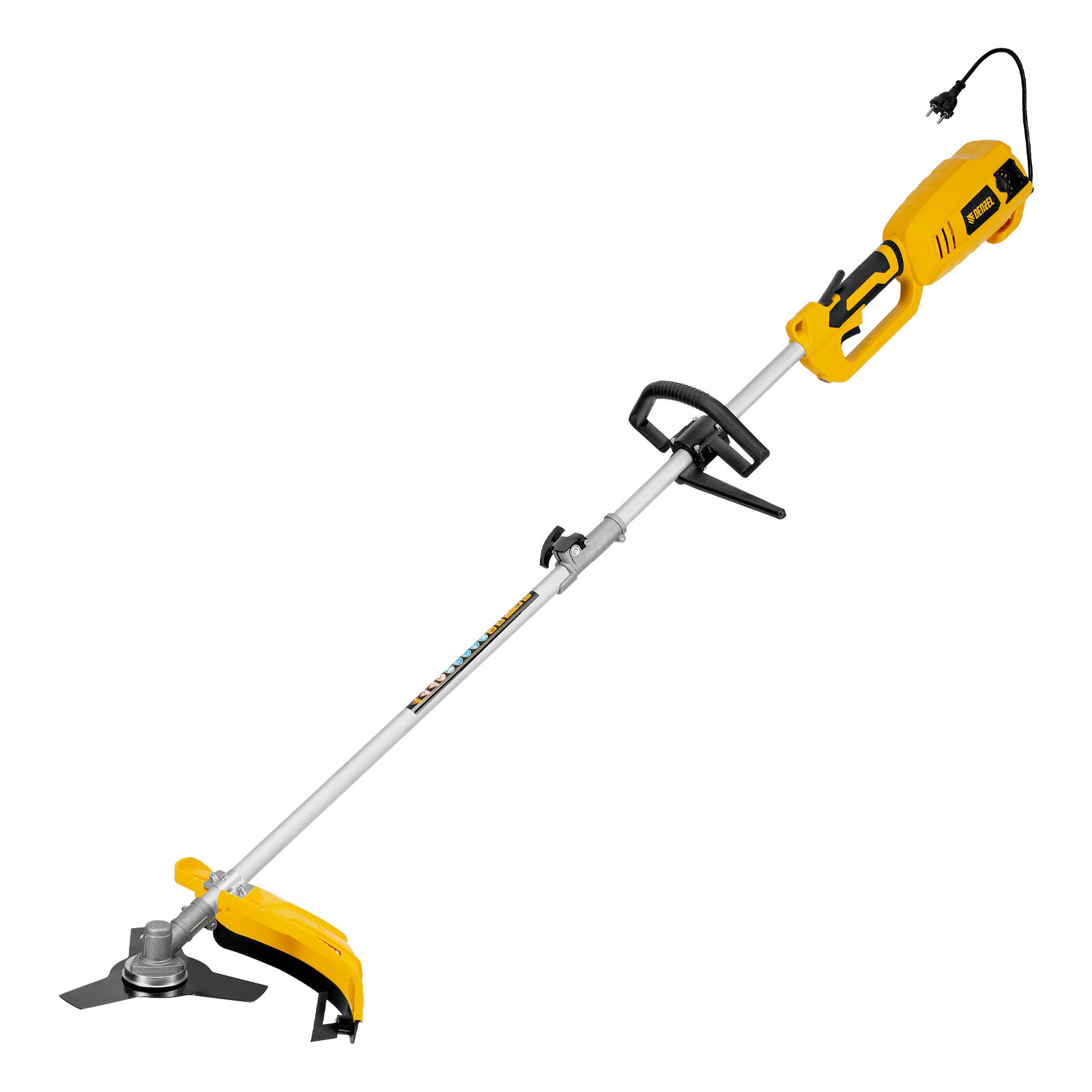 Триммер электрический TE-1220, 1200 Вт, 380 мм, катушка, диск, разборная штанга Denzel 96642