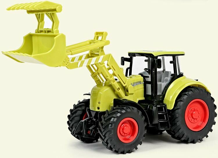 Модель трактора для фермы: съемные детали, возможность полива и транспортировки