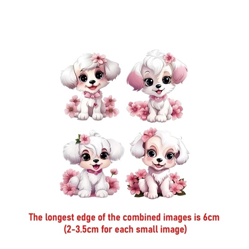 Виниловые наклейки для одежды DIYToy Розовый, JCTH-0008-2