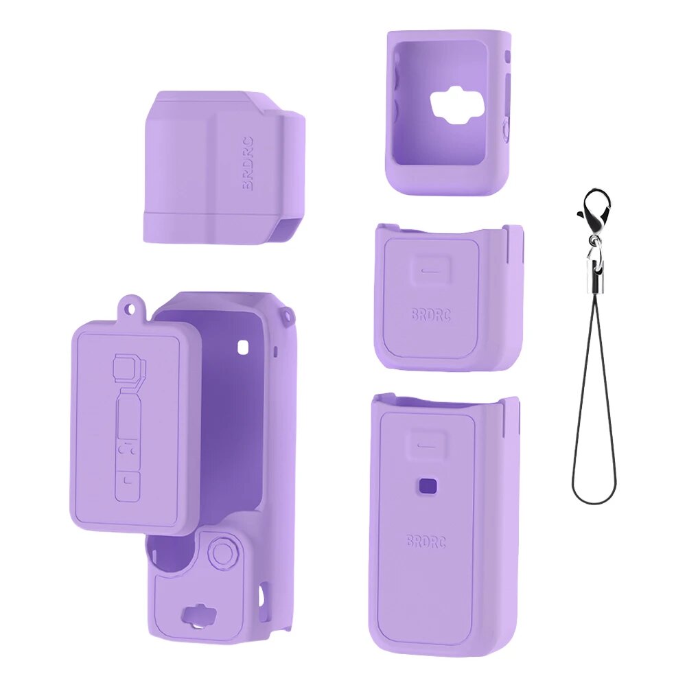 Силиконовый чехол ALLOYSEED для DJI Osmo Pocket 3, B Purple