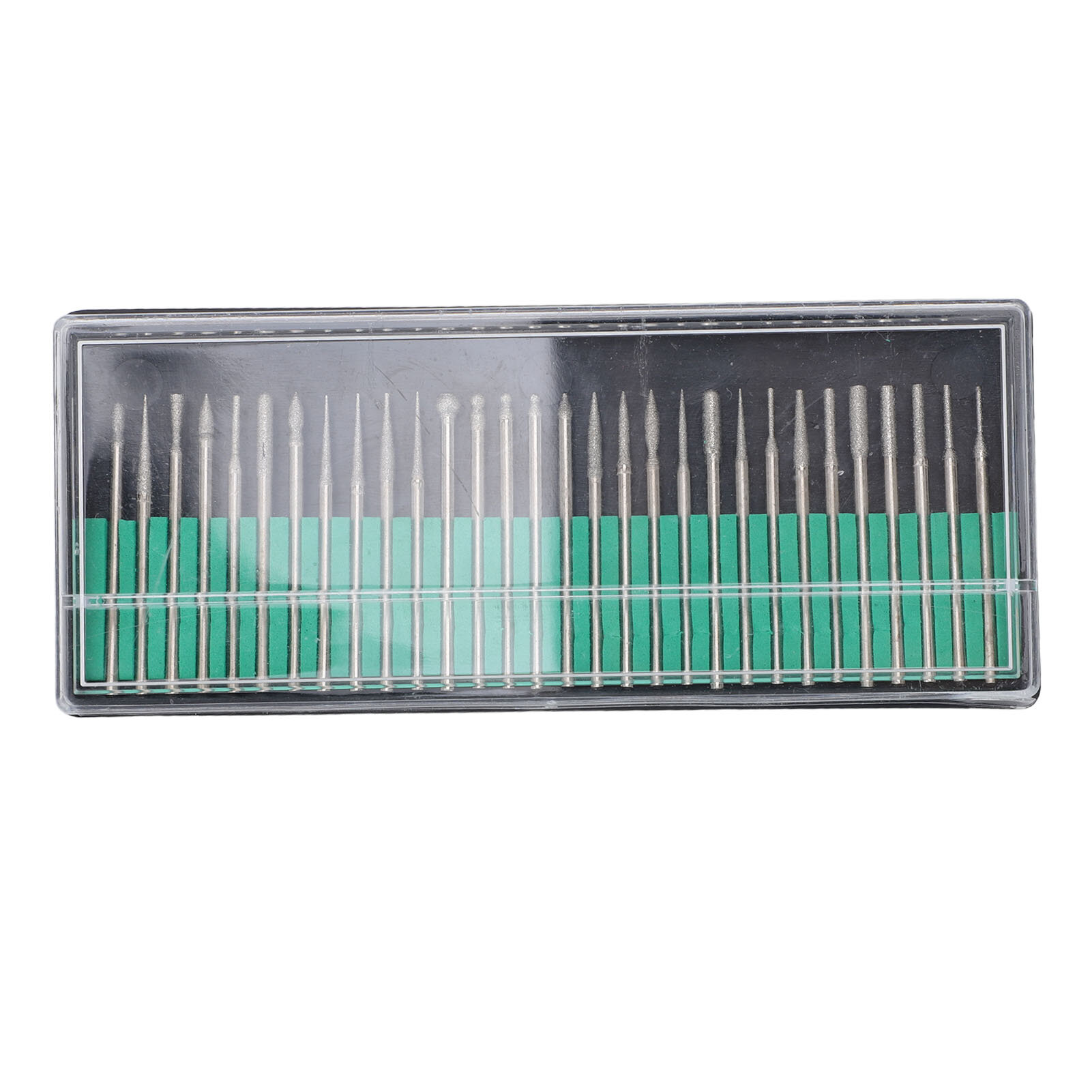 Набор из 30 алмазных боров, многофункциональных боров с алмазным покрытием для шлифования, резьбы, полировки