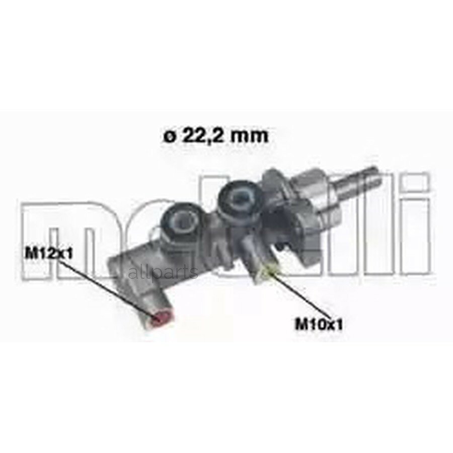 METELLI 05-0380 Главный тормозной цилиндр