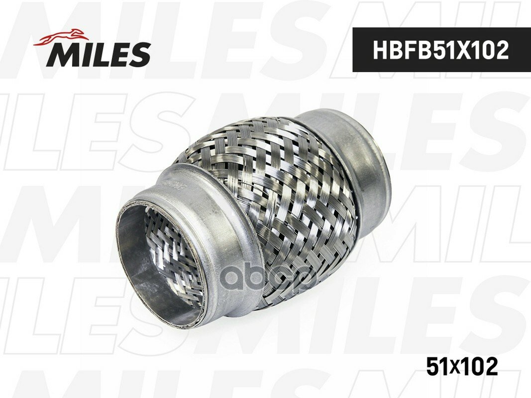 Труба гофрированная универсальная 51X102 Miles арт. HBFB51X102
