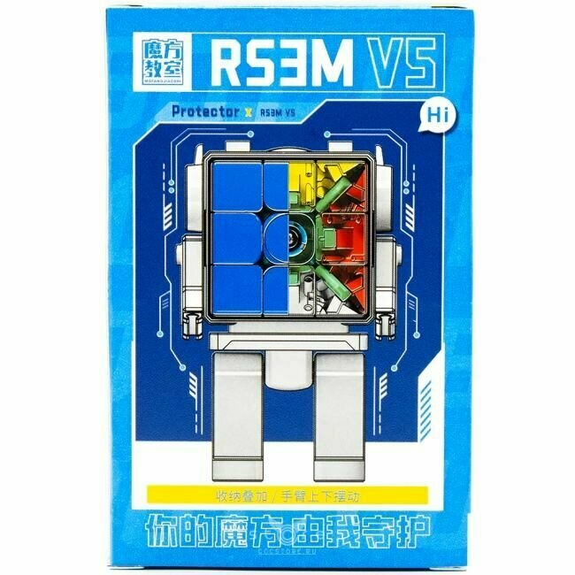 Кубик Рубика MoYu 3x3 RS3 M v5 / Магнитный / Maglev + Robot Display Box