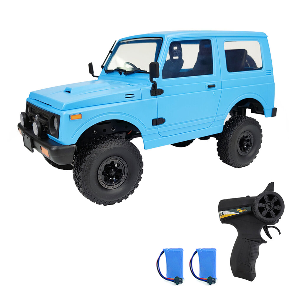 Радиоуправляемая грузовик 1/10 Радиоуправляемая внедорожная машина 4WD 2.4GHz Горный автомобиль Полный масштаб Для всех террейнов 2 АКБ 7.4V 600mah Размер 34*14*17.5cm Скорость 10км/ч Материал Нейлон/Металл Двигатель Мотор с щетками Дистанция управления