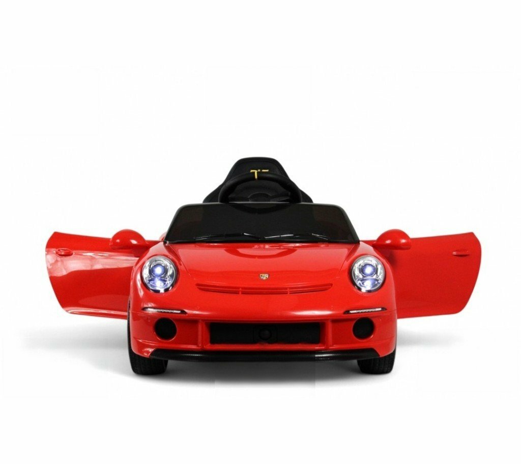 Электромобиль RiverToys Porsche 911 RT12, 12В, 2 скорости, мягкий ход, клиренс, световые эффекты