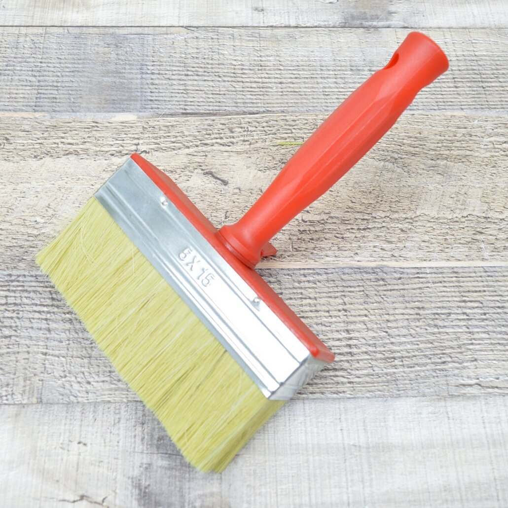 Кисть-макловица 150х50мм, искусственная щетина, пластиковая ручка, для малярных работ