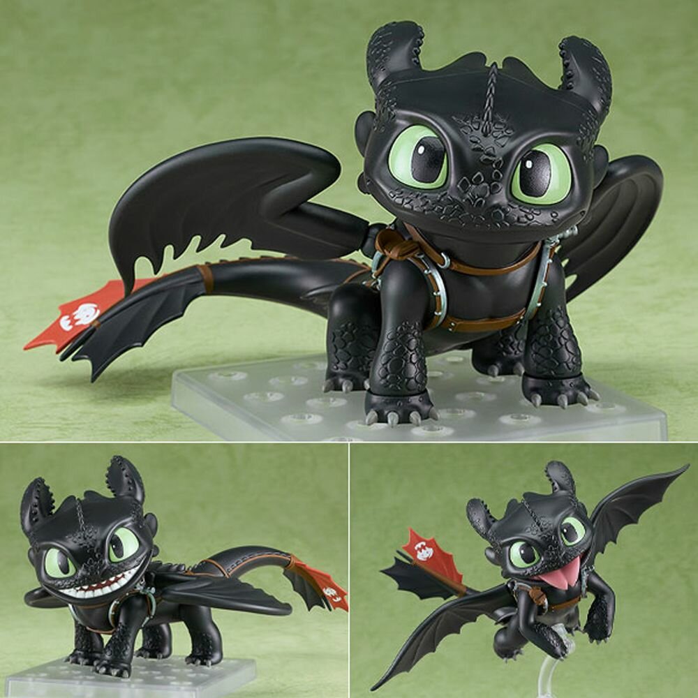 Фигурка Как приручить дракона Беззубик / How to Train Your Dragon Toothless Подарки для болельщиков (8,5 см) 2238