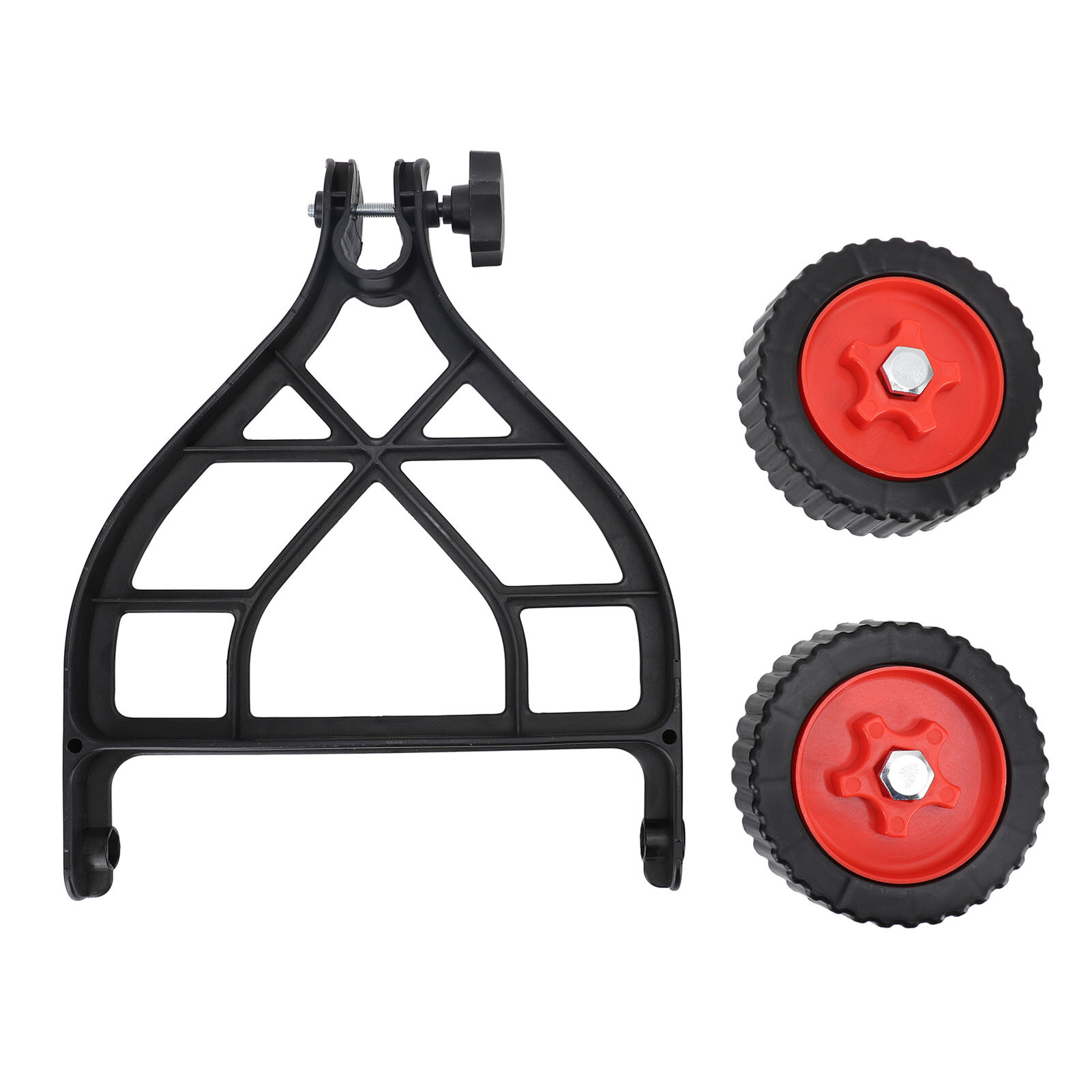 Колесо Для Триммера: 120 Мм Колеса Из ABS С Универсальным Кронштейном 25-28 Мм Преобразует В Газонокосилку Для Экономии Усилий - Легкий И Всепогодный Аксессуар Для Садовых Работ С Регулировкой Натяжения Для Точной Стрижки Краев Газона