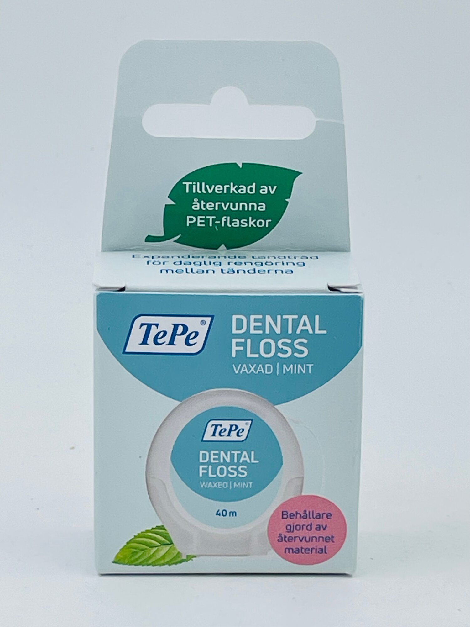 Зубная нить TePe Dental Floss вощеная, расширяющаяся, 40 м, Италия