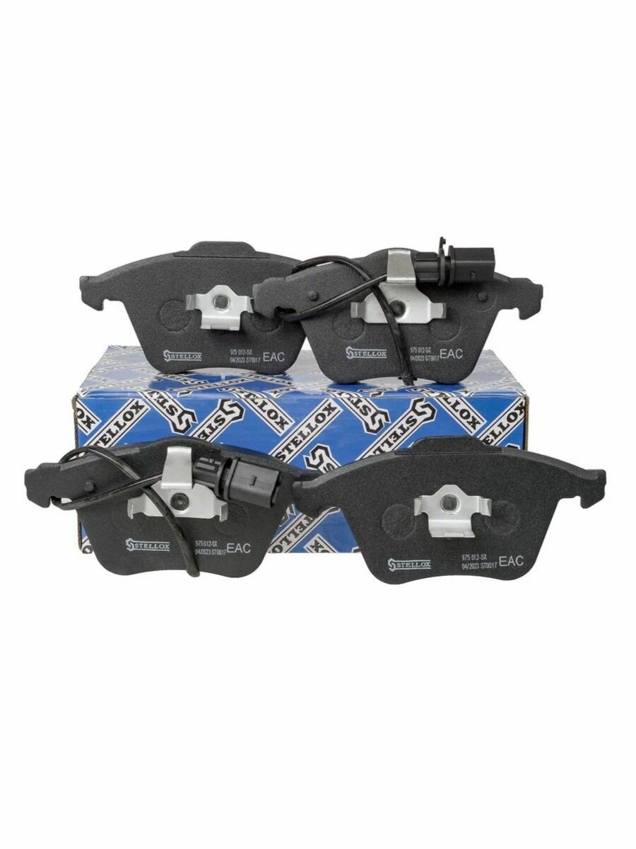 Колодки тормозные дисковые передние для а/м AUDI A4, А6, А8; SEAT Exeo, Stellox 975012SX